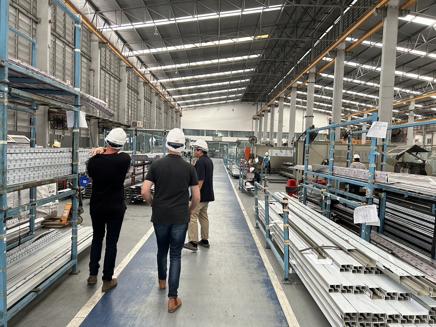 » Construction Control Pty Ltd who is TFG client visited Kaskal factory